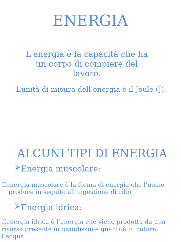 ENERGIA powerpoint | PDF
