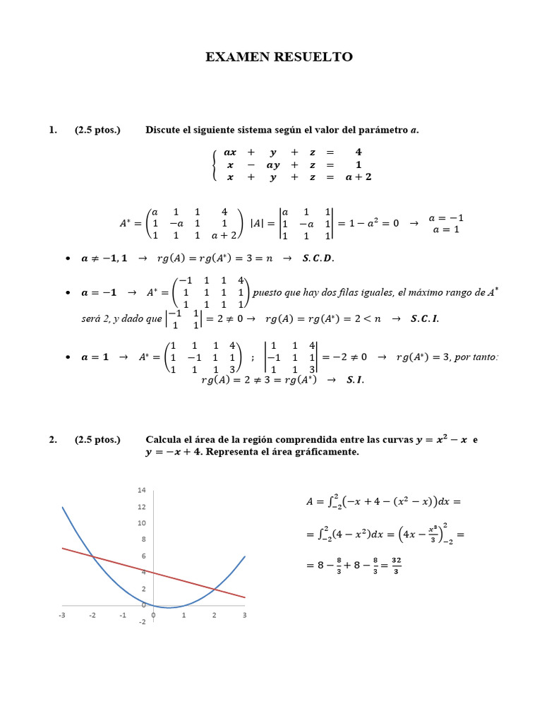 Ejercicios Mate | PDF