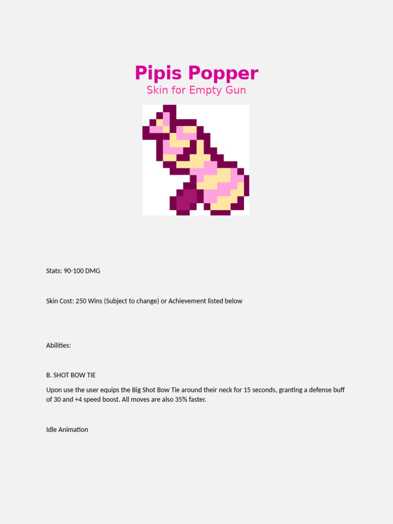 Pipis Popper | PDF