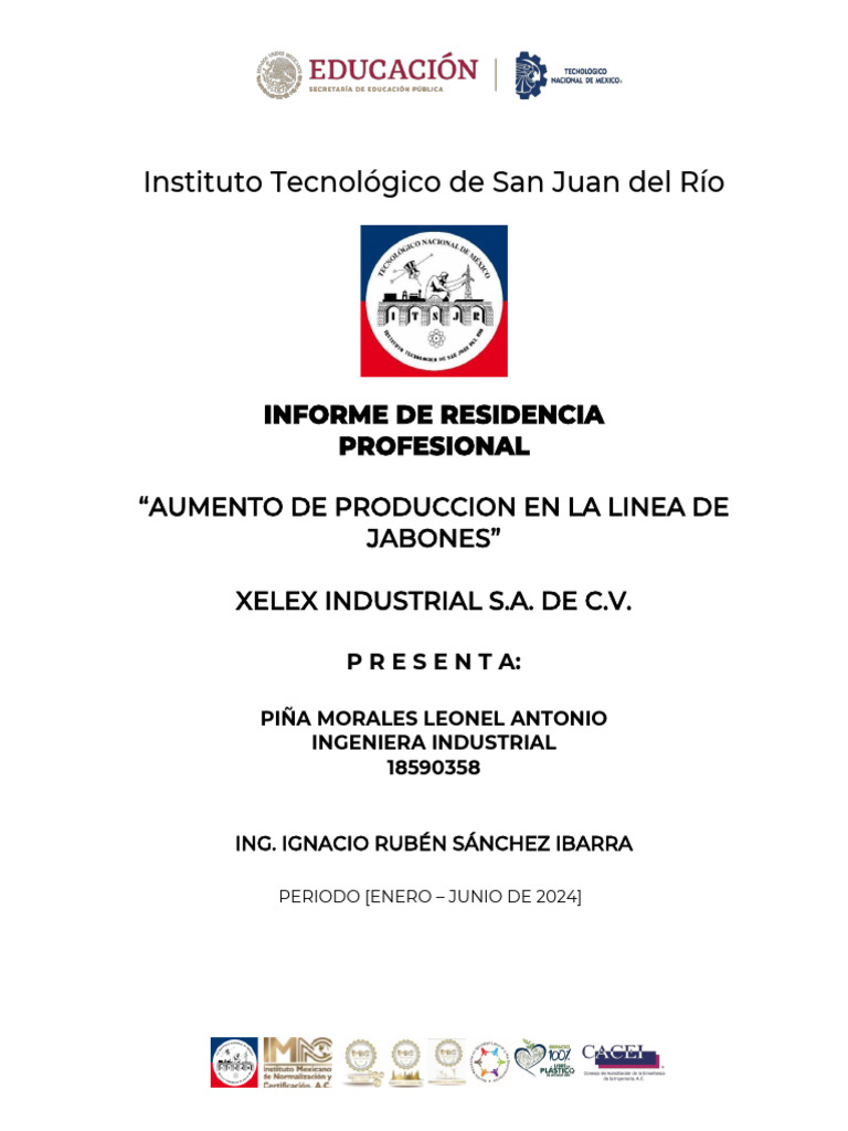Informe de Residencia Profesional Xelex | PDF