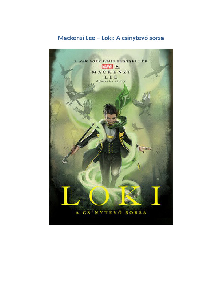 Mackenzi Lee - Loki A Csínytevő Sorsa | PDF