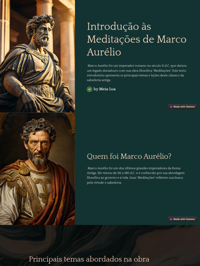 Introducao As Meditacoes de Marco Aurelio | PDF | Philosophy