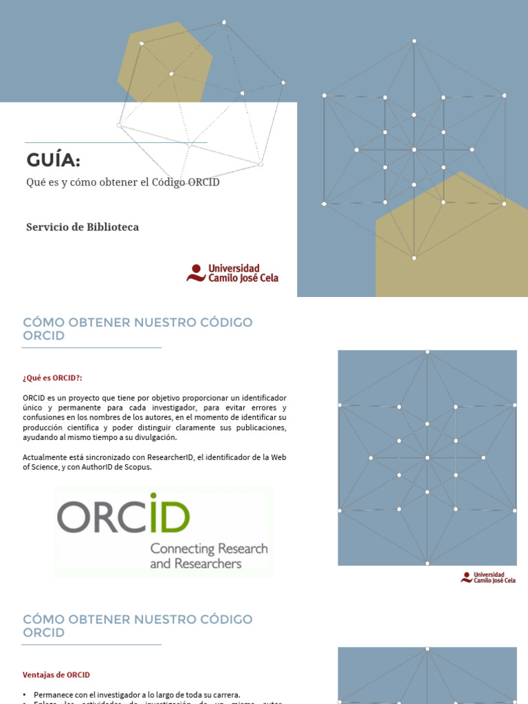 Guia de Uso Codigo Orcid | PDF