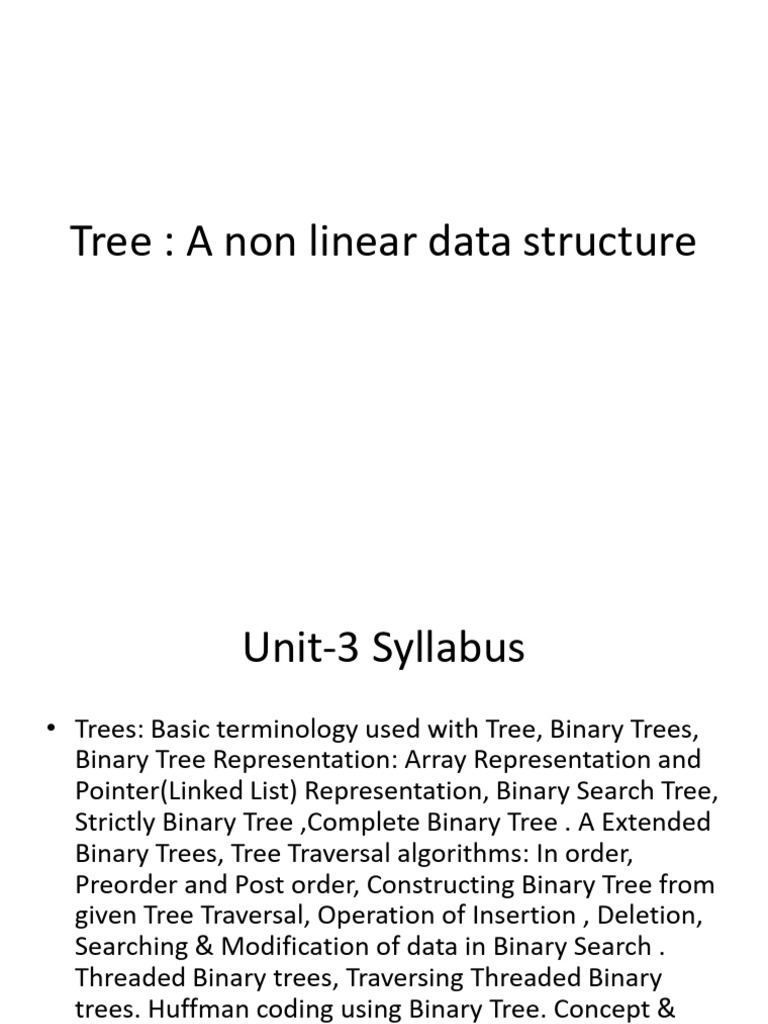 Unit-5 Trees (DS) | PDF