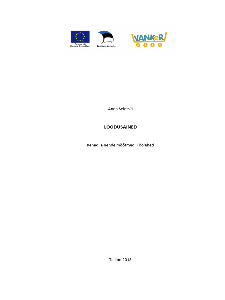 2. Kehad ja nende mххtmed Tццlehed | PDF