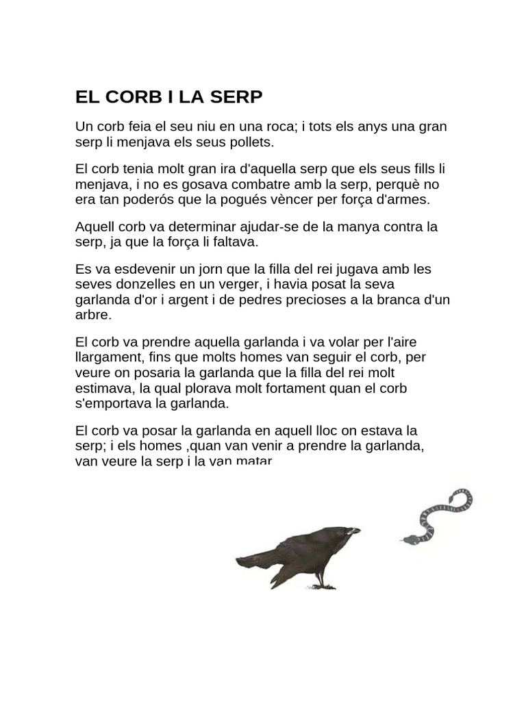 El Corb I La Serp | PDF | Historia