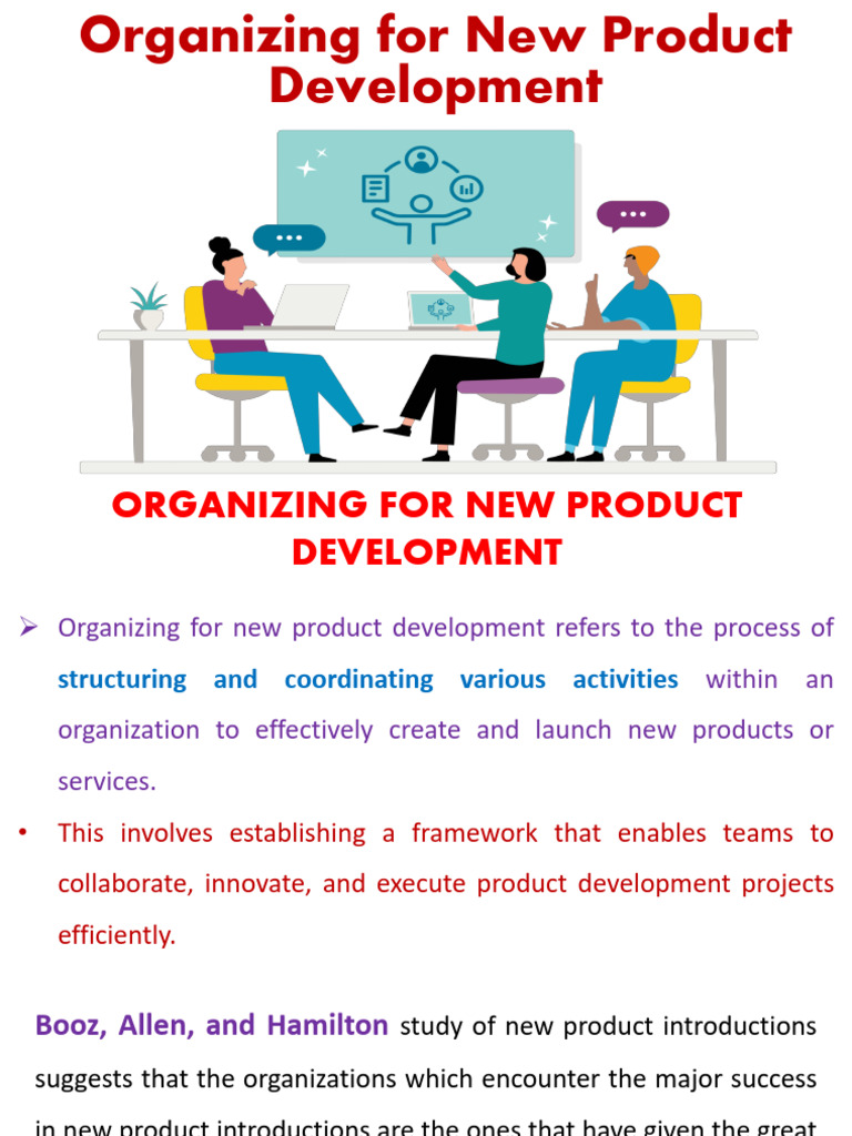 Unit 5 - ORGANIZING FOR NEW PRODUCT DEVELOPMENT | PDF