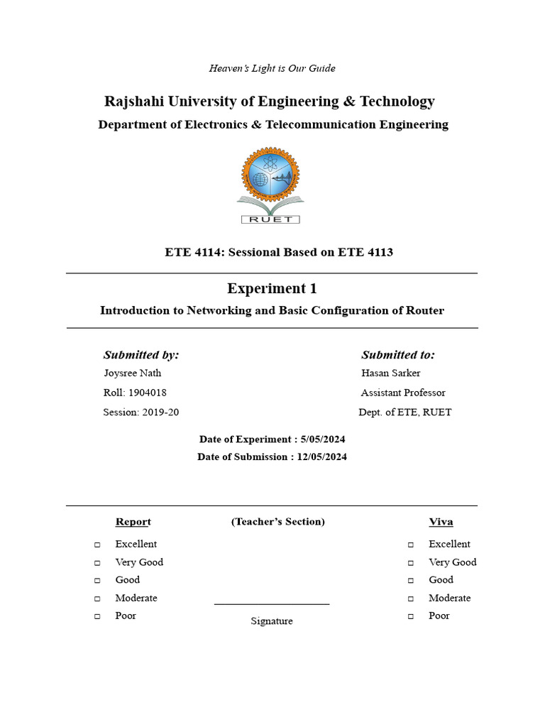 Rajshahi University of Engineering & Technology | PDF