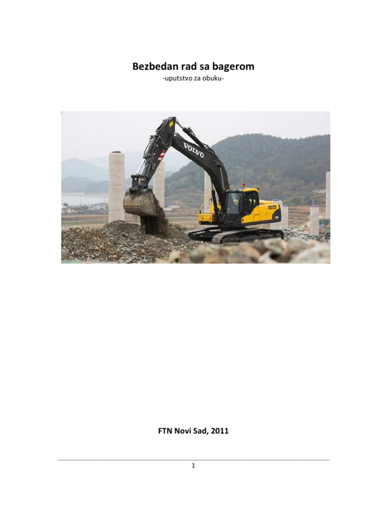 Bezbedan Rad Sa Bagerom | PDF