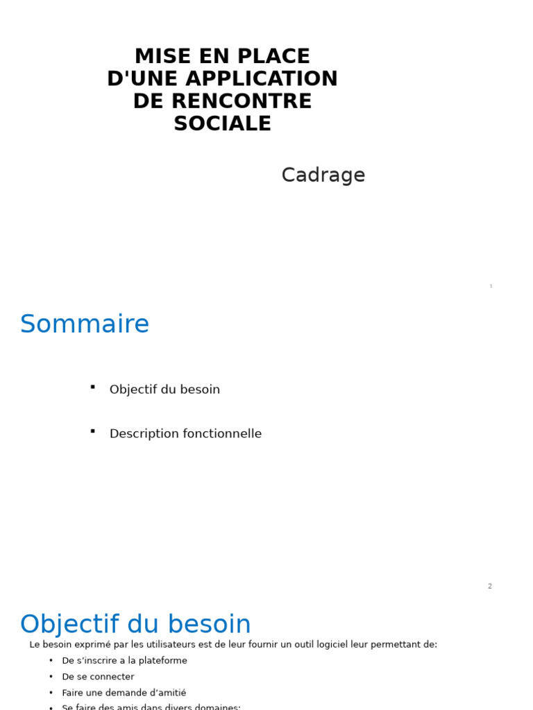 Note de Cadrage | PDF