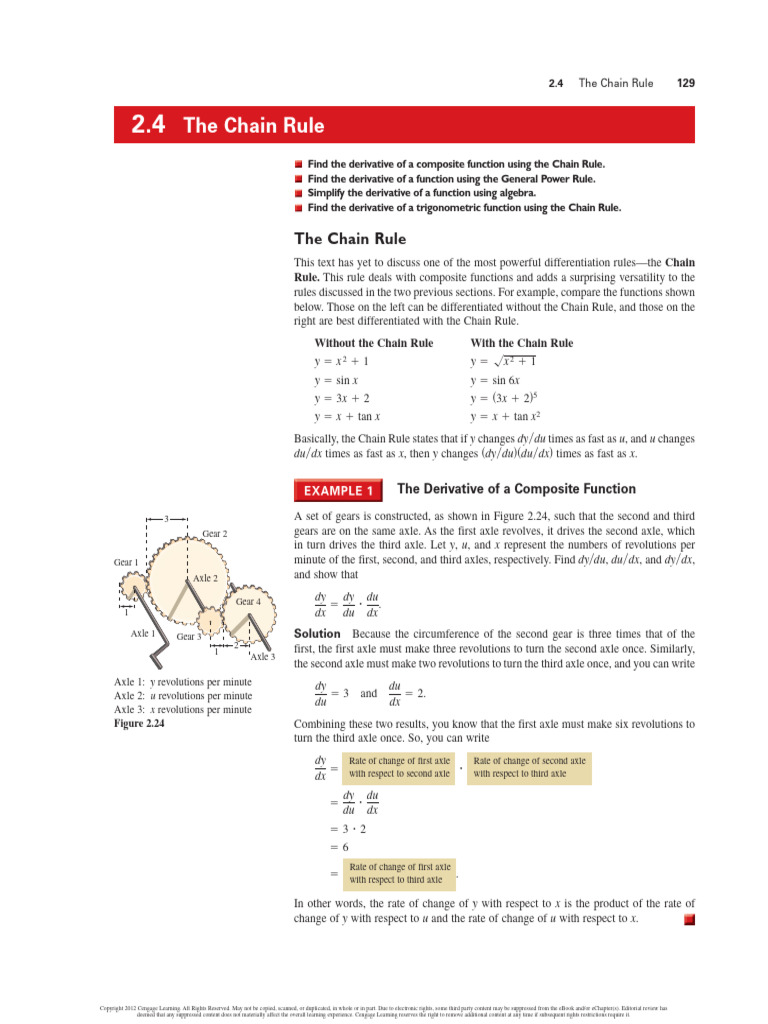 The Chain Rule | PDF