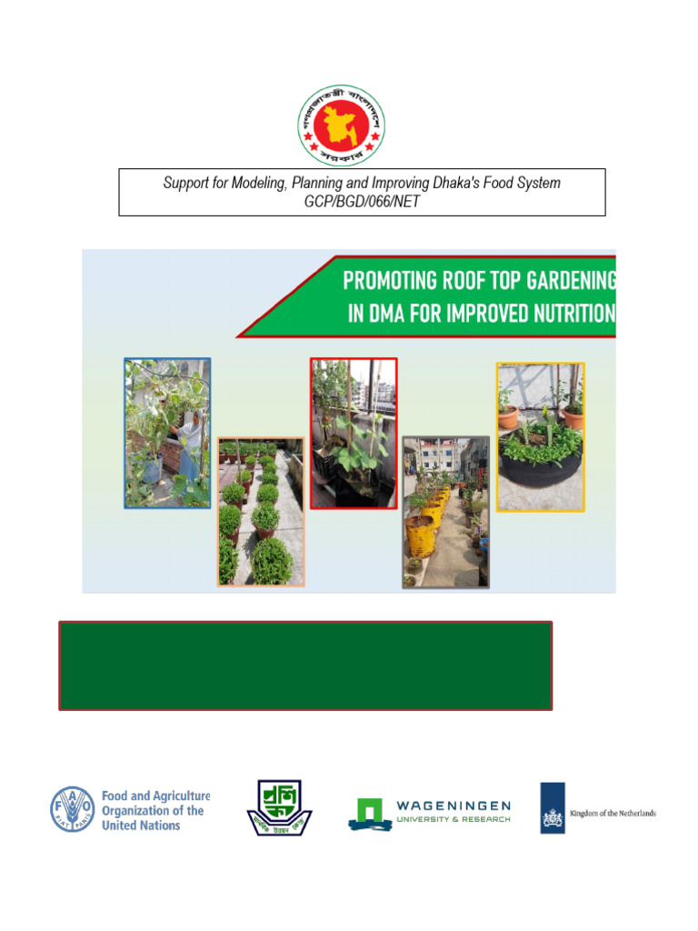 02 Completion Report Rooftop Garden Proshika | PDF