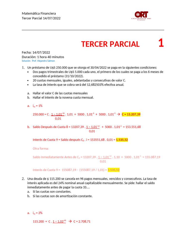 1 - MF Tercer Parcial 14-07-22 | PDF