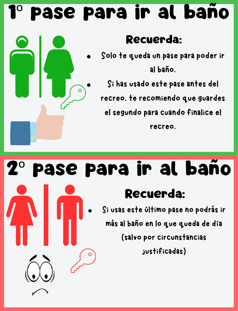 1º Pase para Ir Al Baño | PDF