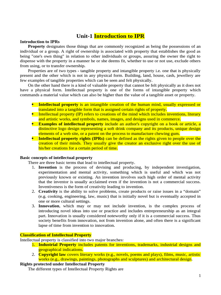 UNIT 1 Material | PDF UNIT 1 Material | PDF