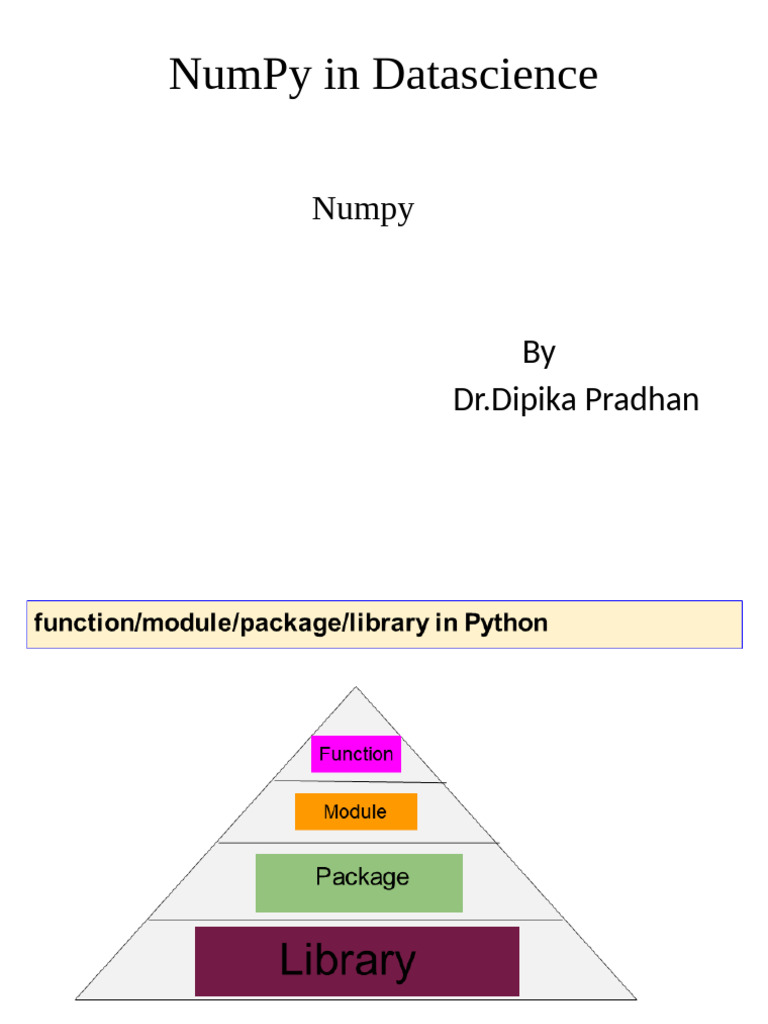 Numpy in Datascience | PDF