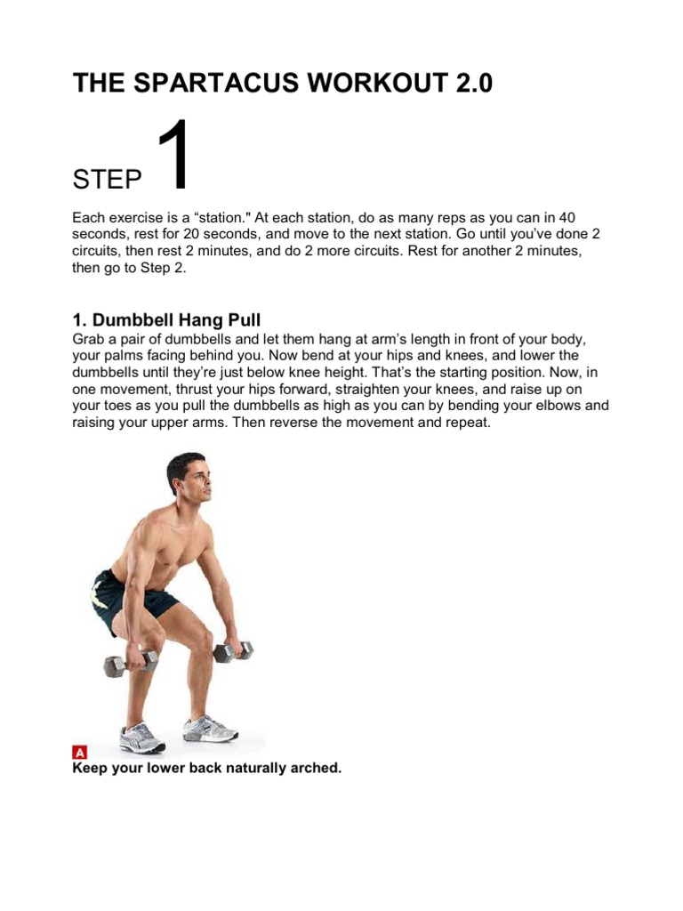 Spartacus Workout Pdf