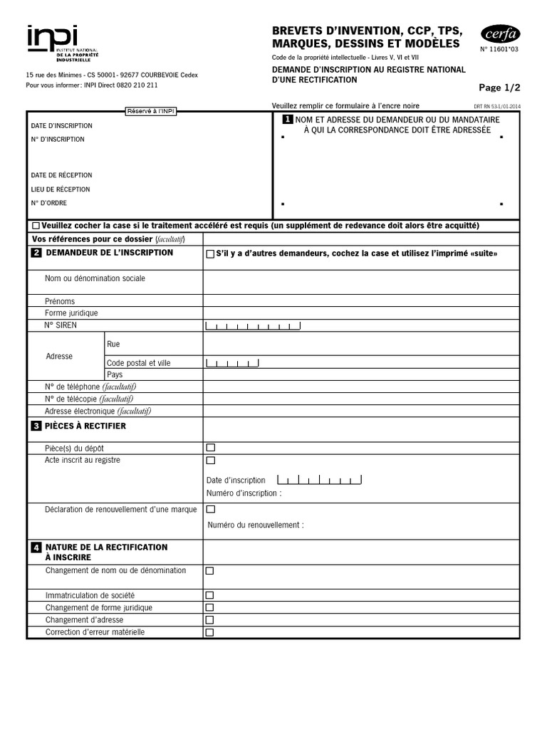 cerfa_11601-03 | PDF