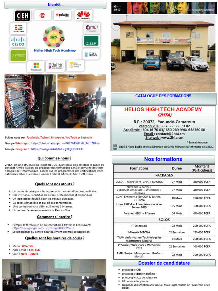 Brochure Helios High Tech Academy 2021-2022 | PDF | Computers | Technology & Engineering