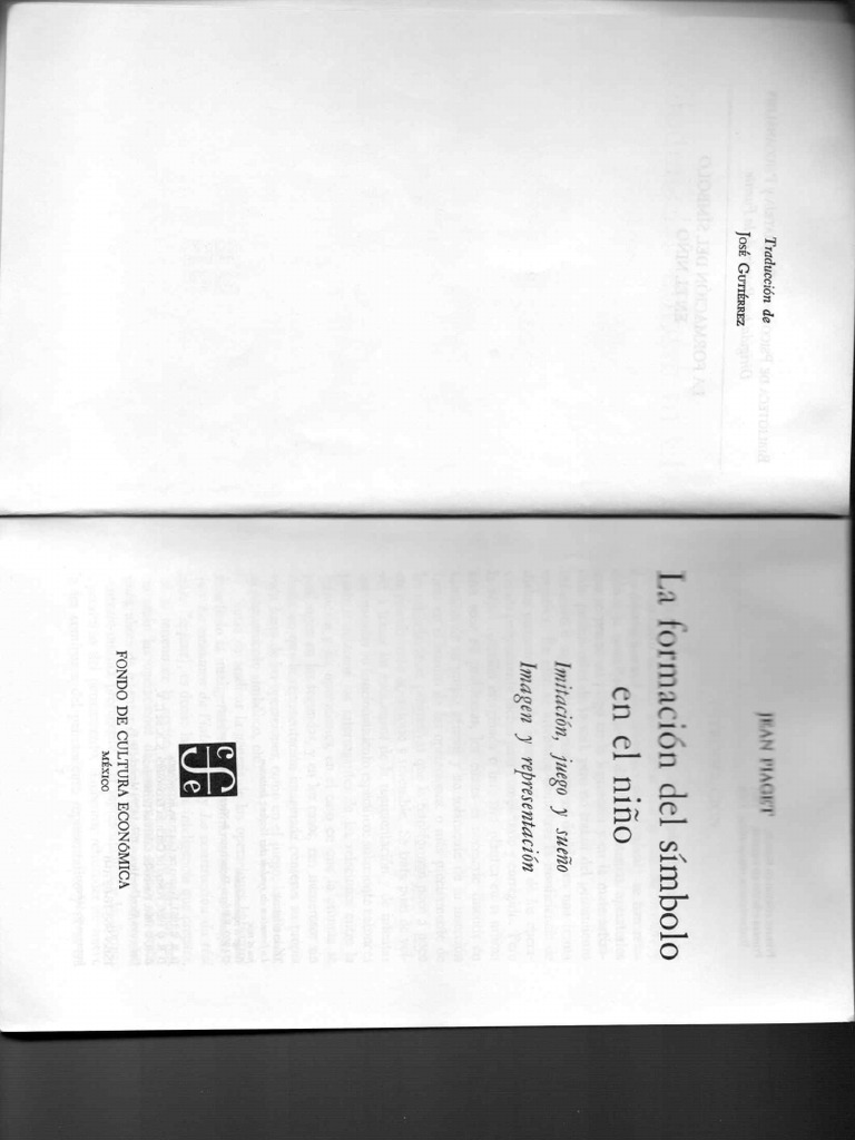 La Explicacion Del Juego - La Formacion Del Simbolo - Piaget | PDF
