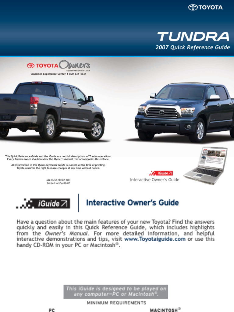 Tundra Manual | PDF