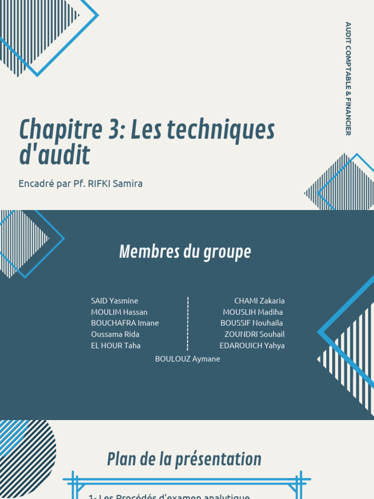 Présentation Audit Modèle Final | PDF