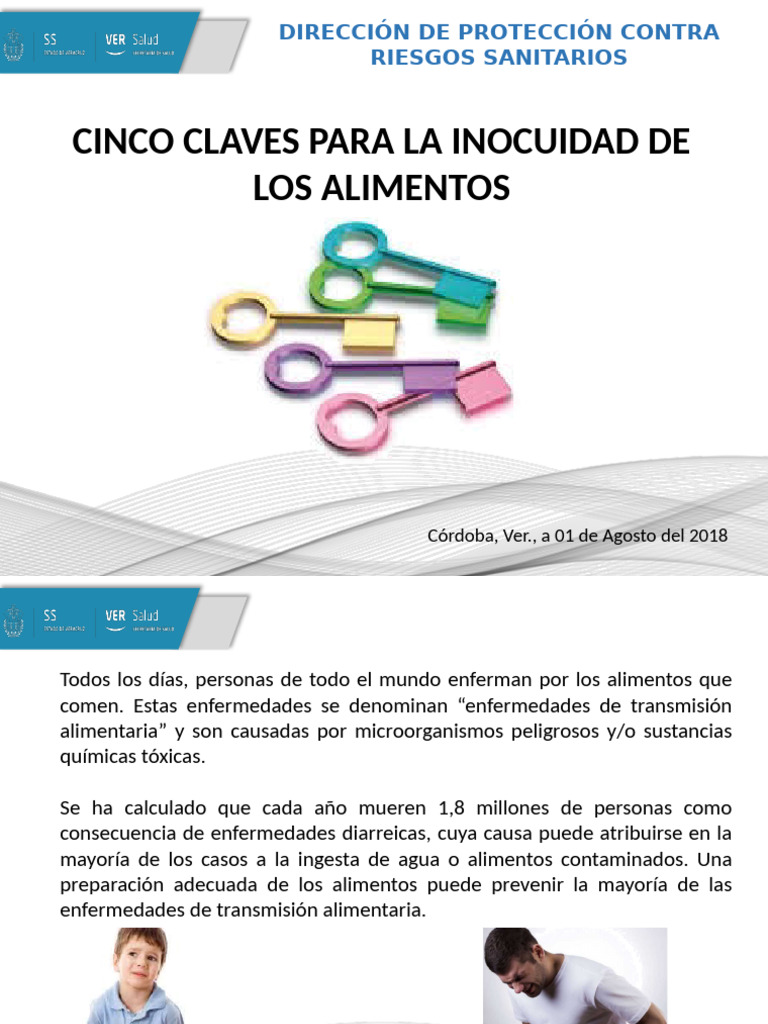 Cinco Claves de Inocuidad | PDF | Carne | Alimentos