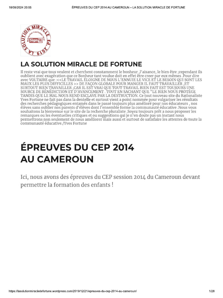 CEP | PDF
