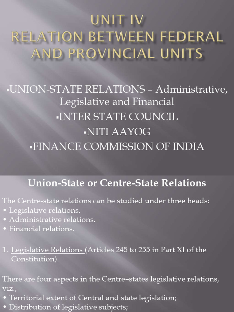 DownloadINDIAN CONSTITUTION - Unit-4 | PDF | State Legislature (United ...