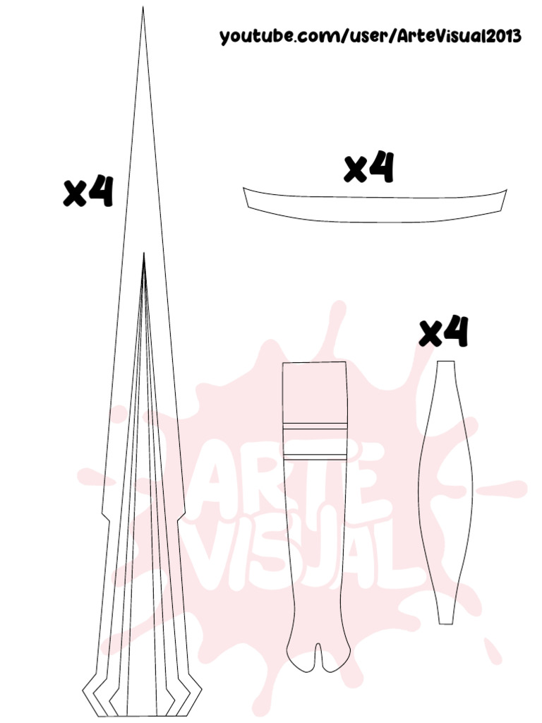 Plantilla Dagas de Loki - Artevisual | PDF