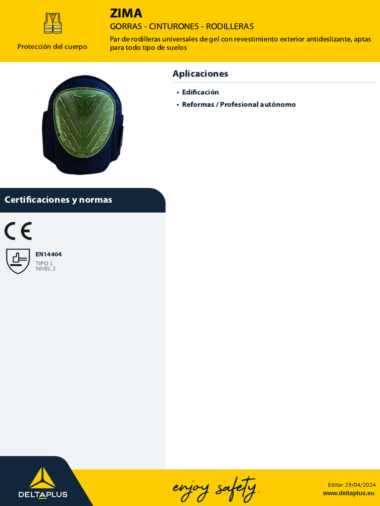 ZIMA technical-sheet ES | PDF