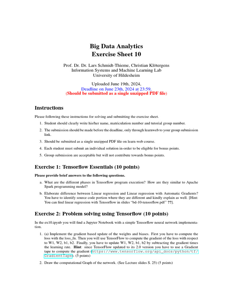 BD Exercise 10 | PDF