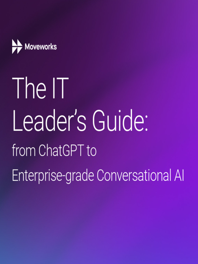 Guide To Enterprise Grade Conversational Ai Pdf