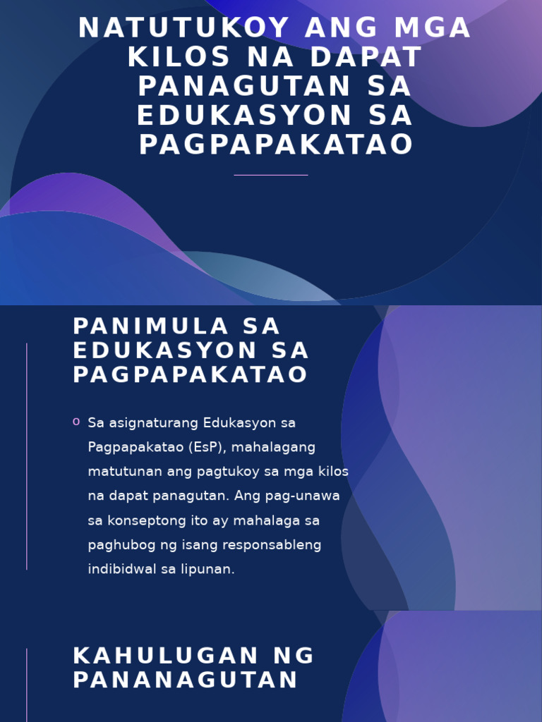 Module 4 Kilos Na Dapat Panagutan | PDF