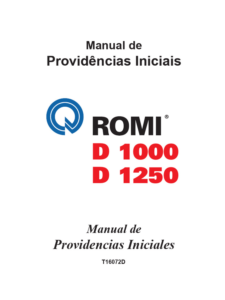 Providências Iniciais: Manual de | PDF