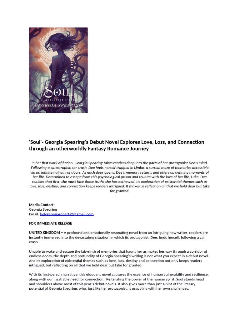 Soul Press Release | PDF