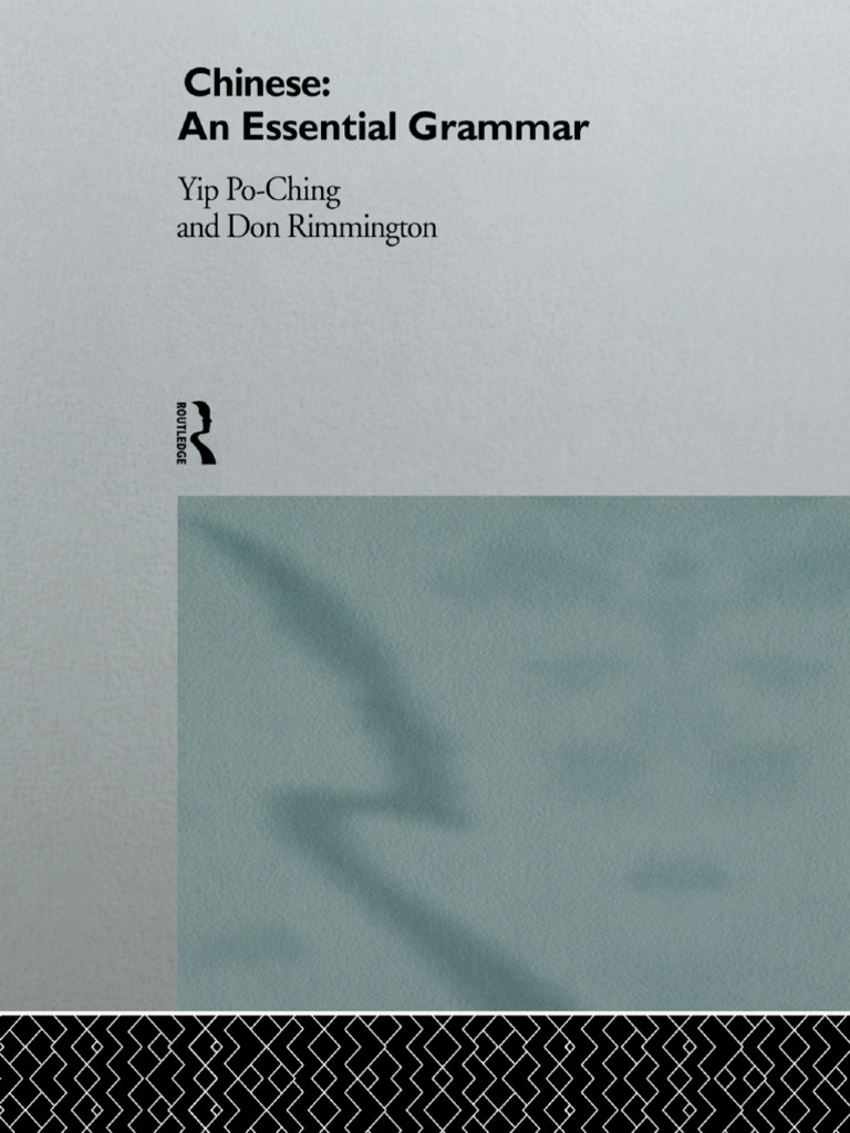 CHINESE: AN ESSENTIAL GRAMMAR (Preview) | PDF | Mandarin Chinese ...