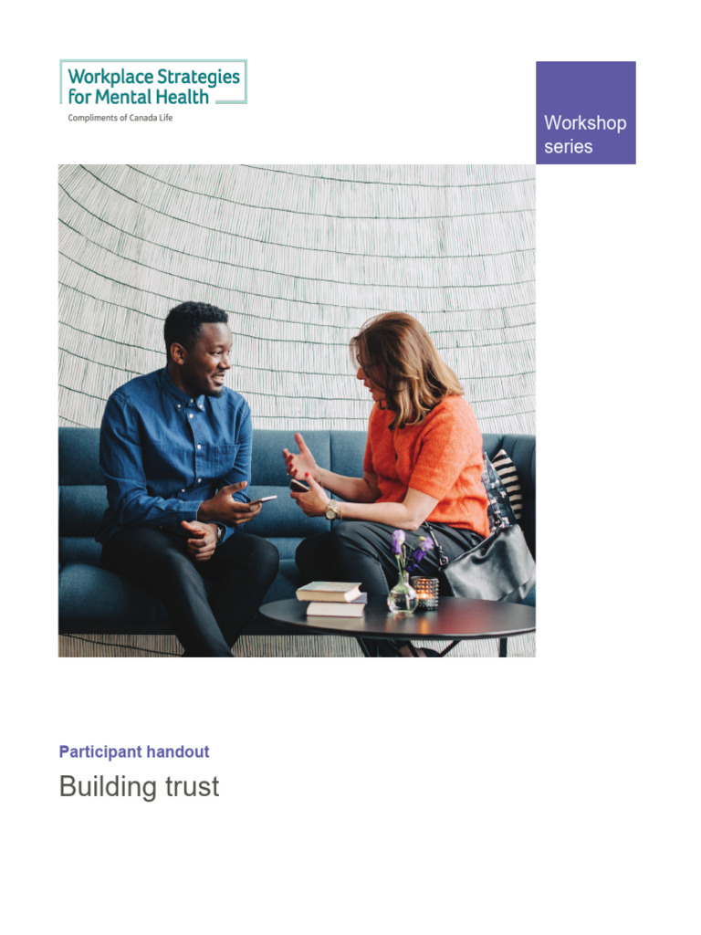 Building Trust - Participant Handout - EN (AODA) | PDF
