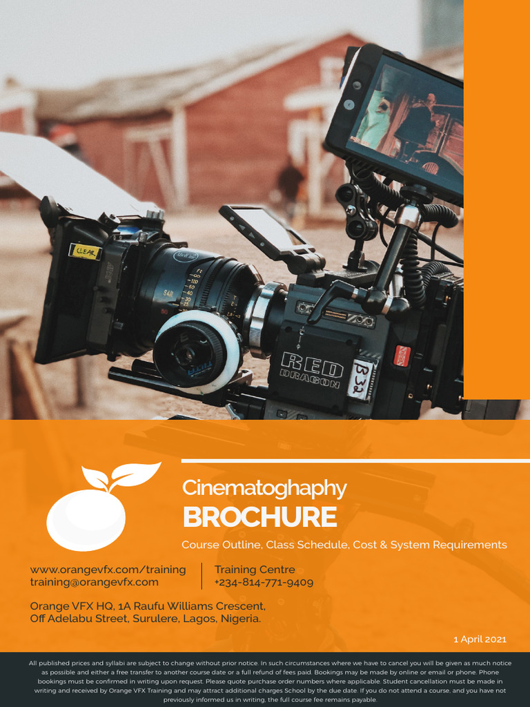 Cinematography-Brochure-2021 | PDF
