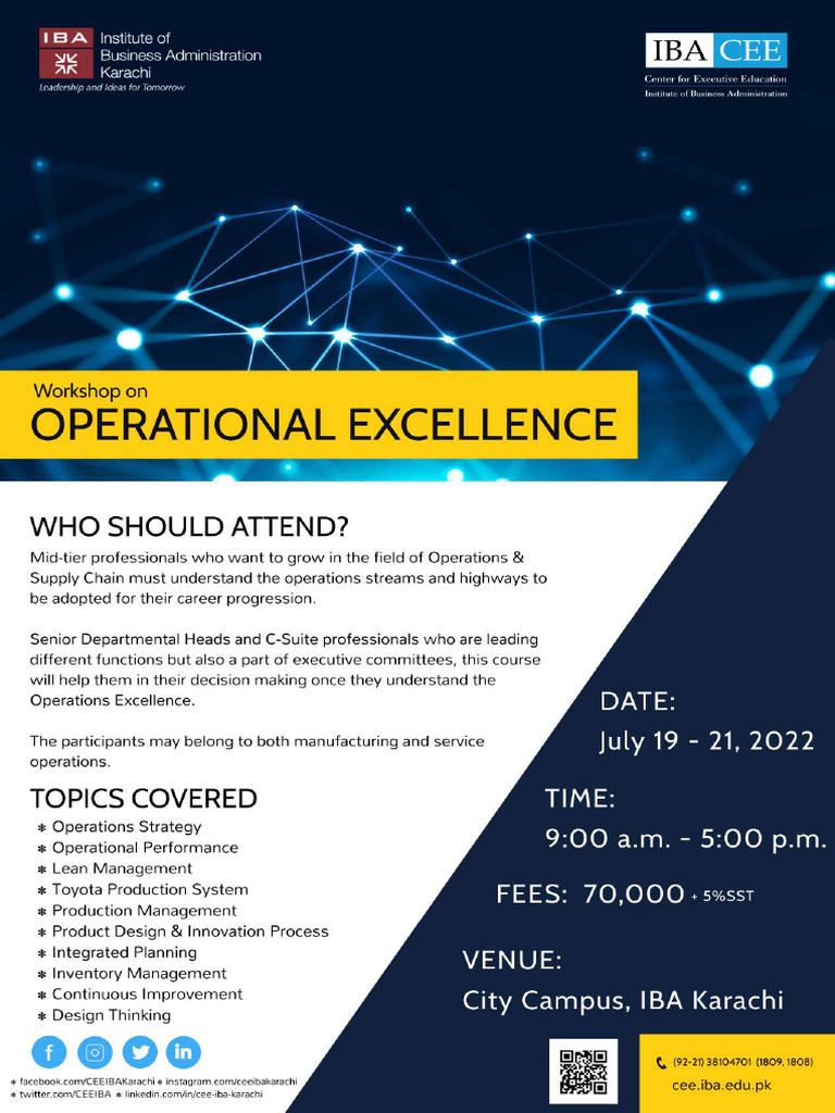 Operational Excellence | PDF
