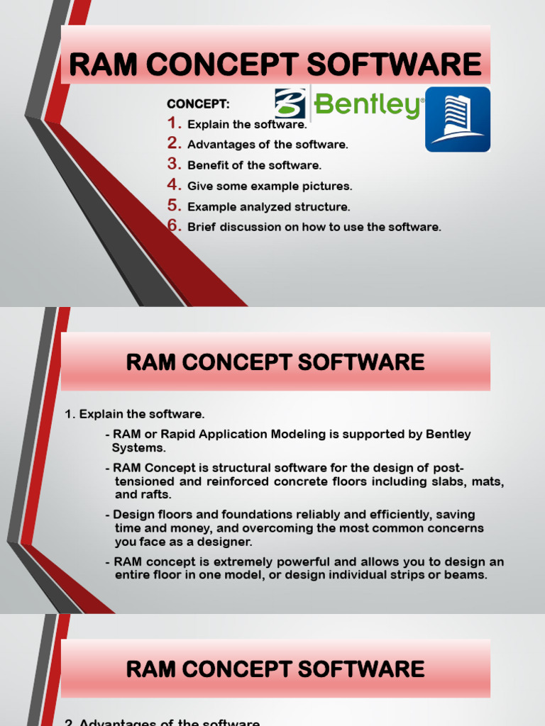 Ram Concept Software | PDF