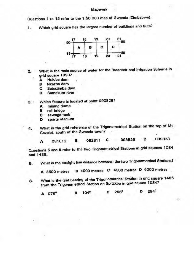 O-Levels Geography 2000 | PDF