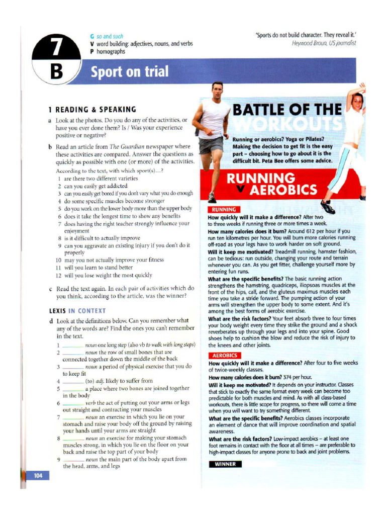 Sports Vs Sports | PDF