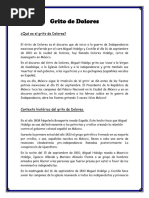 El Grito de Dolores para Niños | PDF