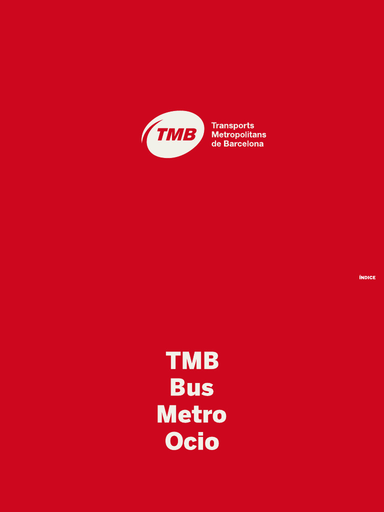 Presentación Institucional TMB | PDF | Transporte público | Tecnología