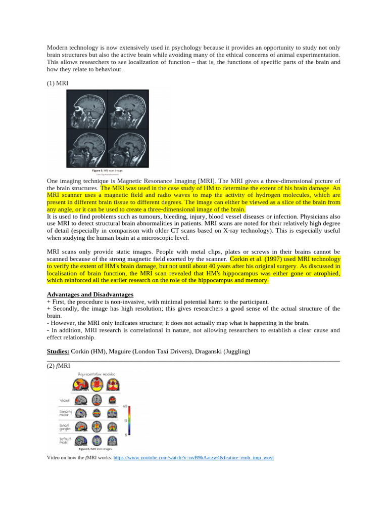 Brain Scanning Techniques | PDF | Positron Emission Tomography ...
