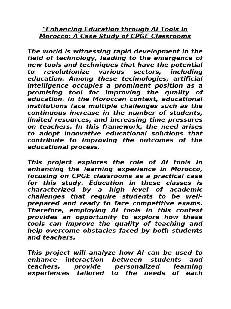 The World Is Witnessing Rapid Development in The Field of Technology ...
