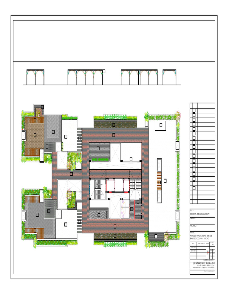H BLDG 02-05-2024-Terrace Dwg-Model | PDF