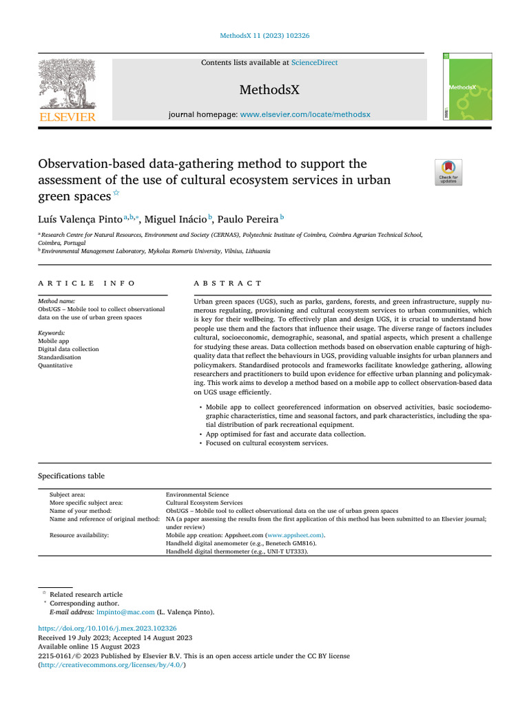 Observation-Based Data-Gathering Method To Support Assessment of CES in ...