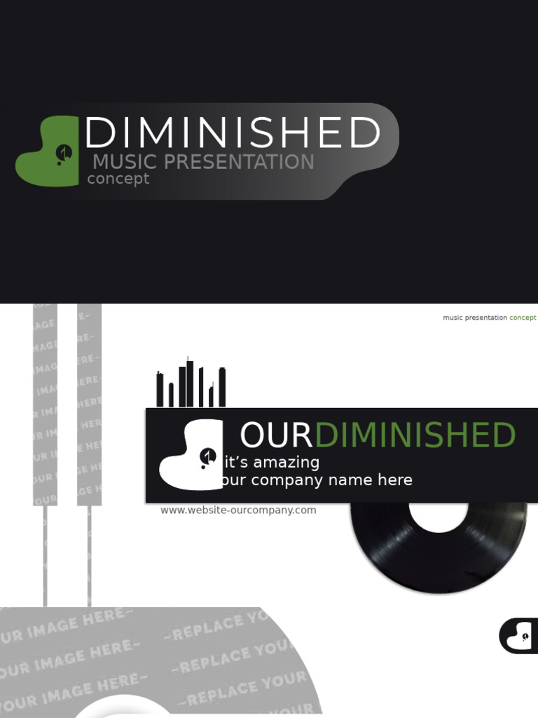 Diminished Google Slide (Green) | PDF